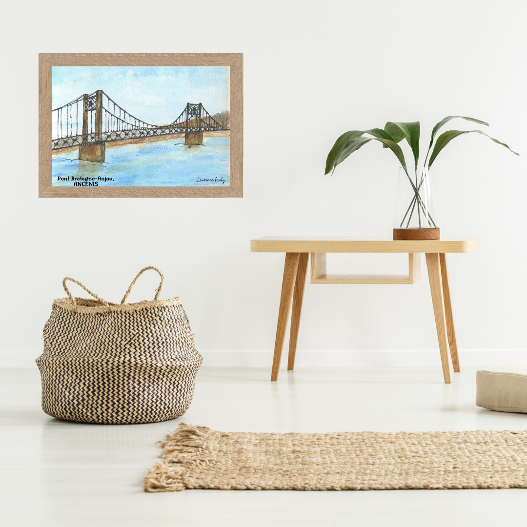 Aquarelle Pont Bretagne Anjou Ancenis Laurence Audy - Home - votre ...